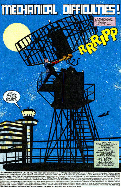 Transformers Review Issue 28: Mechanical Difficulties! - YOSHICAST