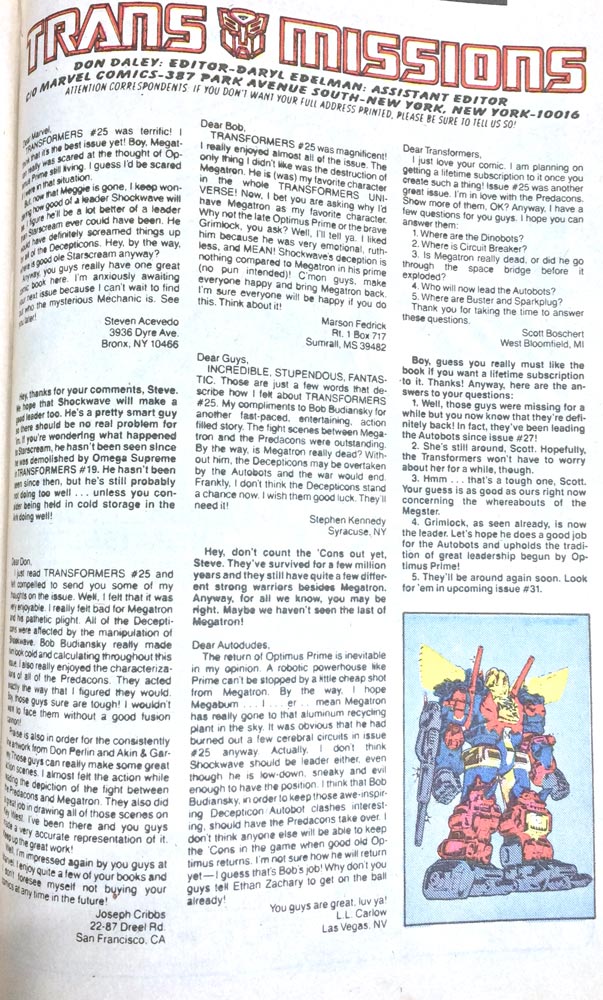 Transformers Review Issue 29: Crater Critters! - YOSHICAST
